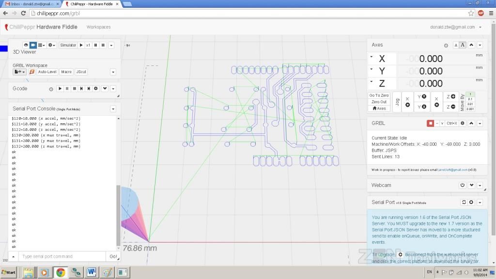 Probing and Milling a PCB Using an Arduino Based CNC : 6 Steps - Instructables